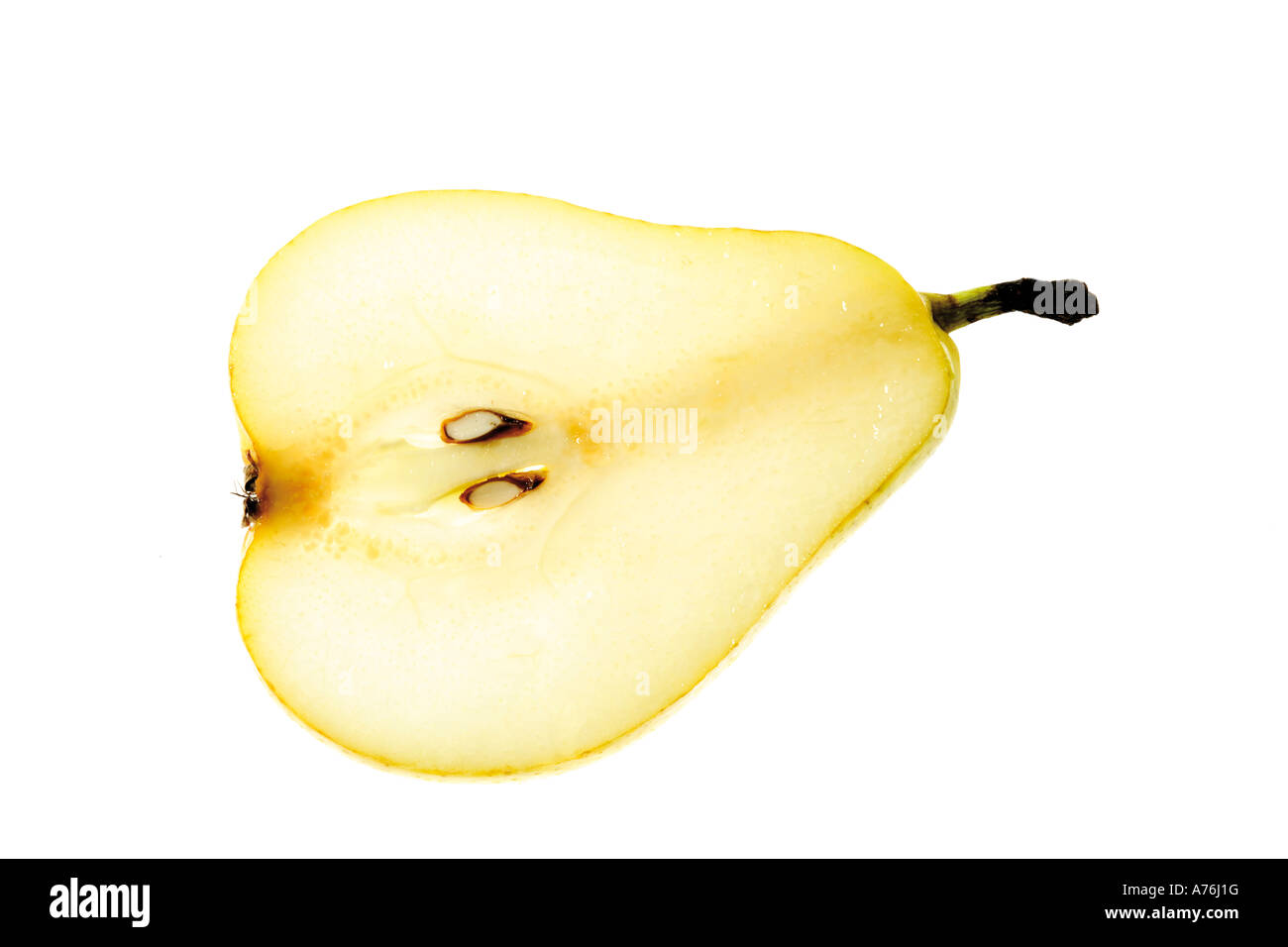 Pear cut in half hi-res stock photography and images - Alamy