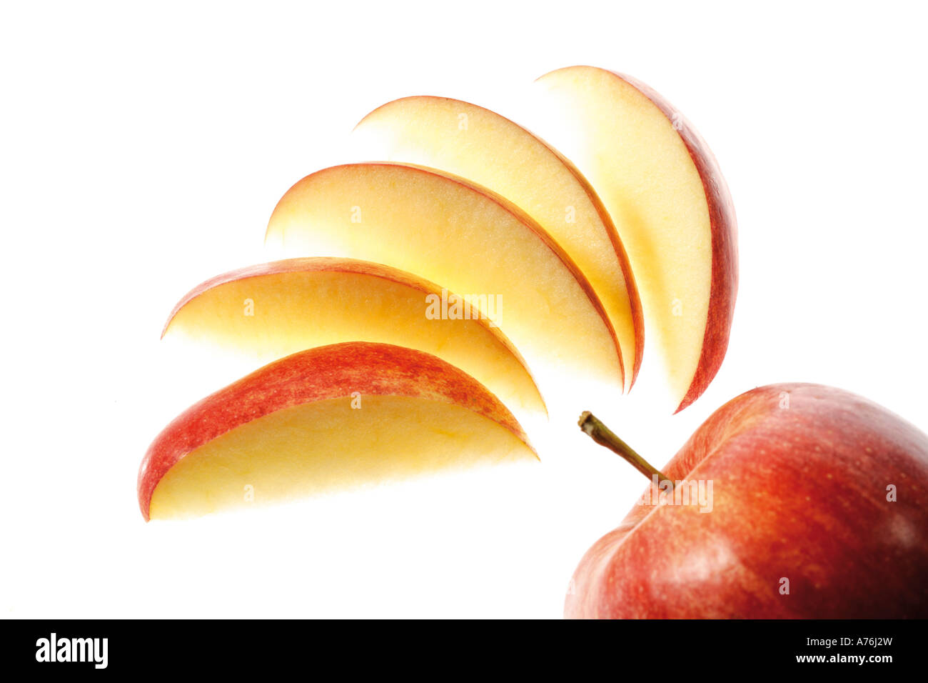 Whole apple half apple in hi-res stock photography and images - Alamy