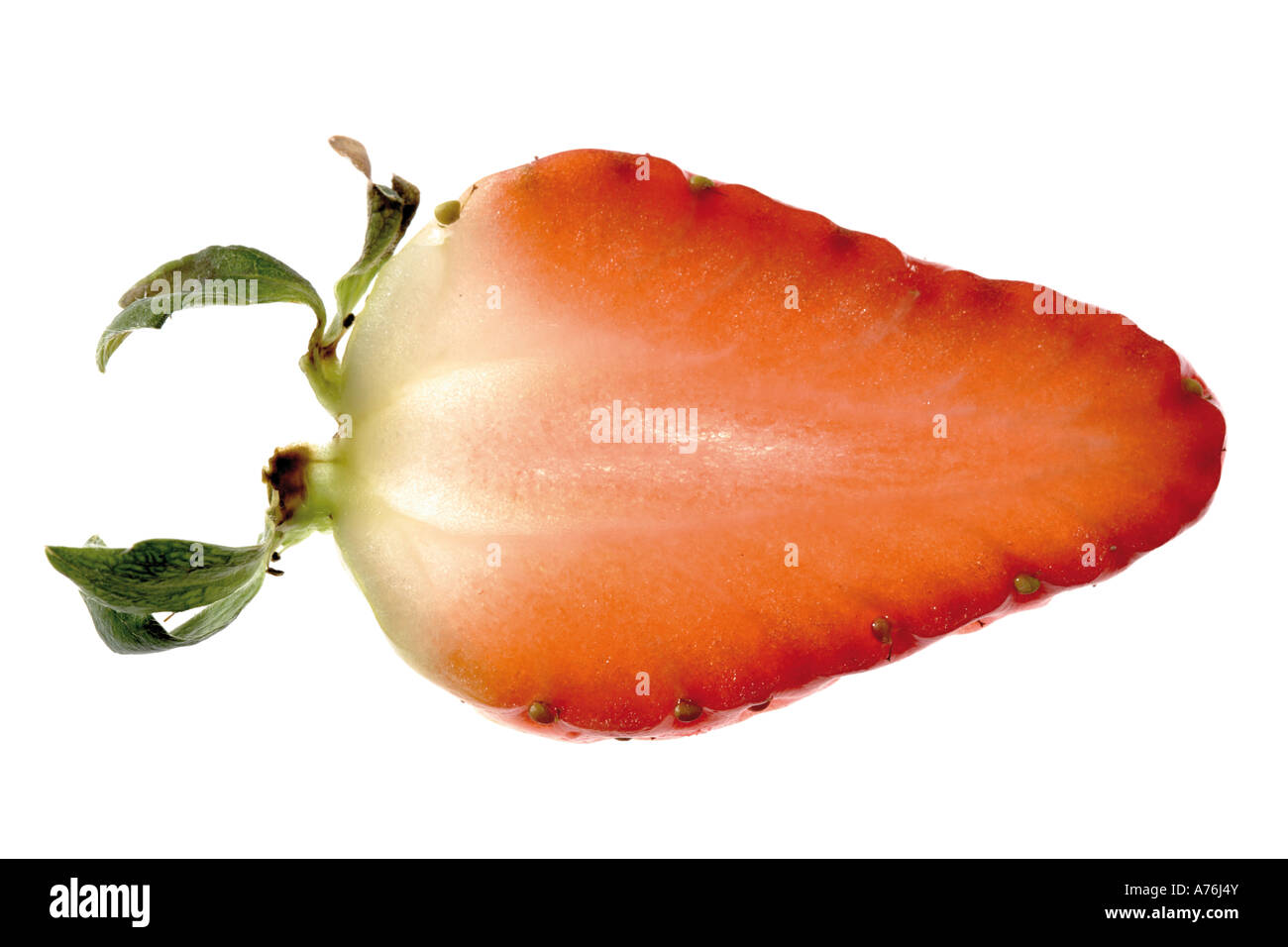 Strawberry cut in half hi-res stock photography and images - Alamy