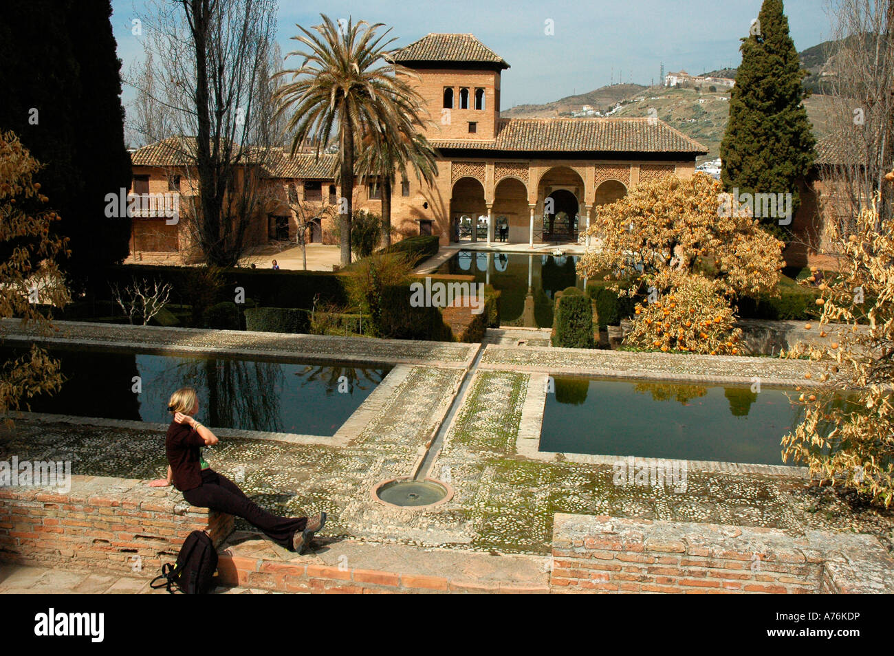 Torre de las Damas Tower of the Ladies Alhambra Palace GRANADA ...