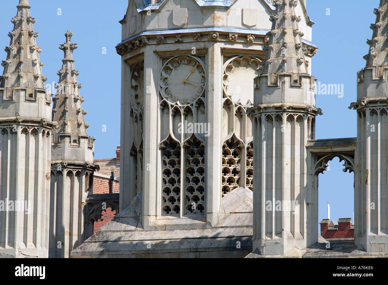 Main Gate of King s College Cambridge England detail by William Wilkins ...