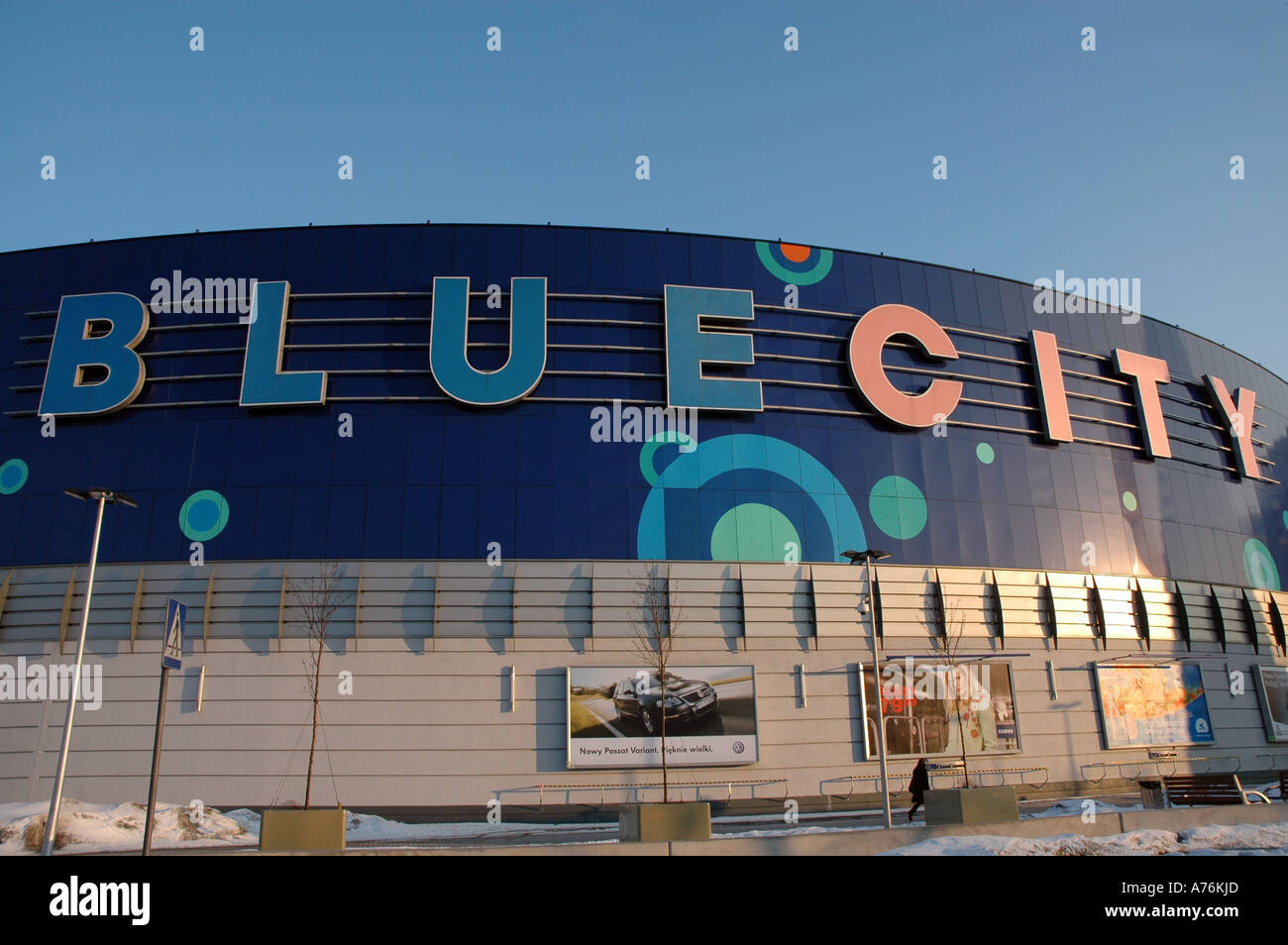 Blue City shopping centre in Warsaw Poland Stock Photo - Alamy