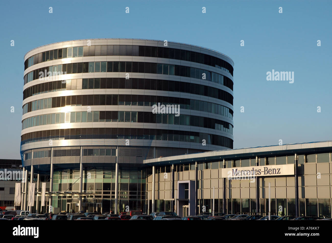 Warsaw poland mercedes building hi-res stock photography and images - Alamy