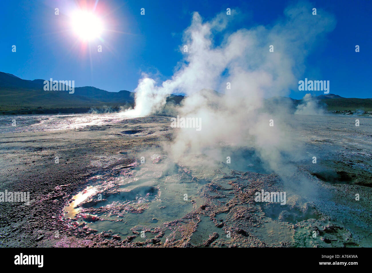 Steam close up hot rocks hi-res stock photography and images - Alamy