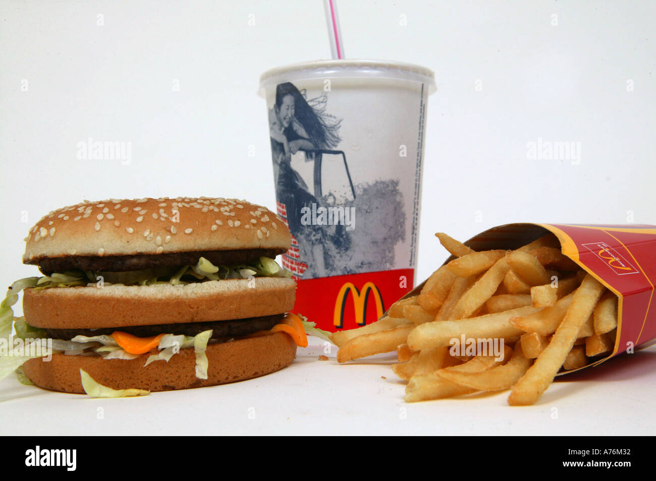 McDonalds Big Mac Meal Stock Photo - Alamy