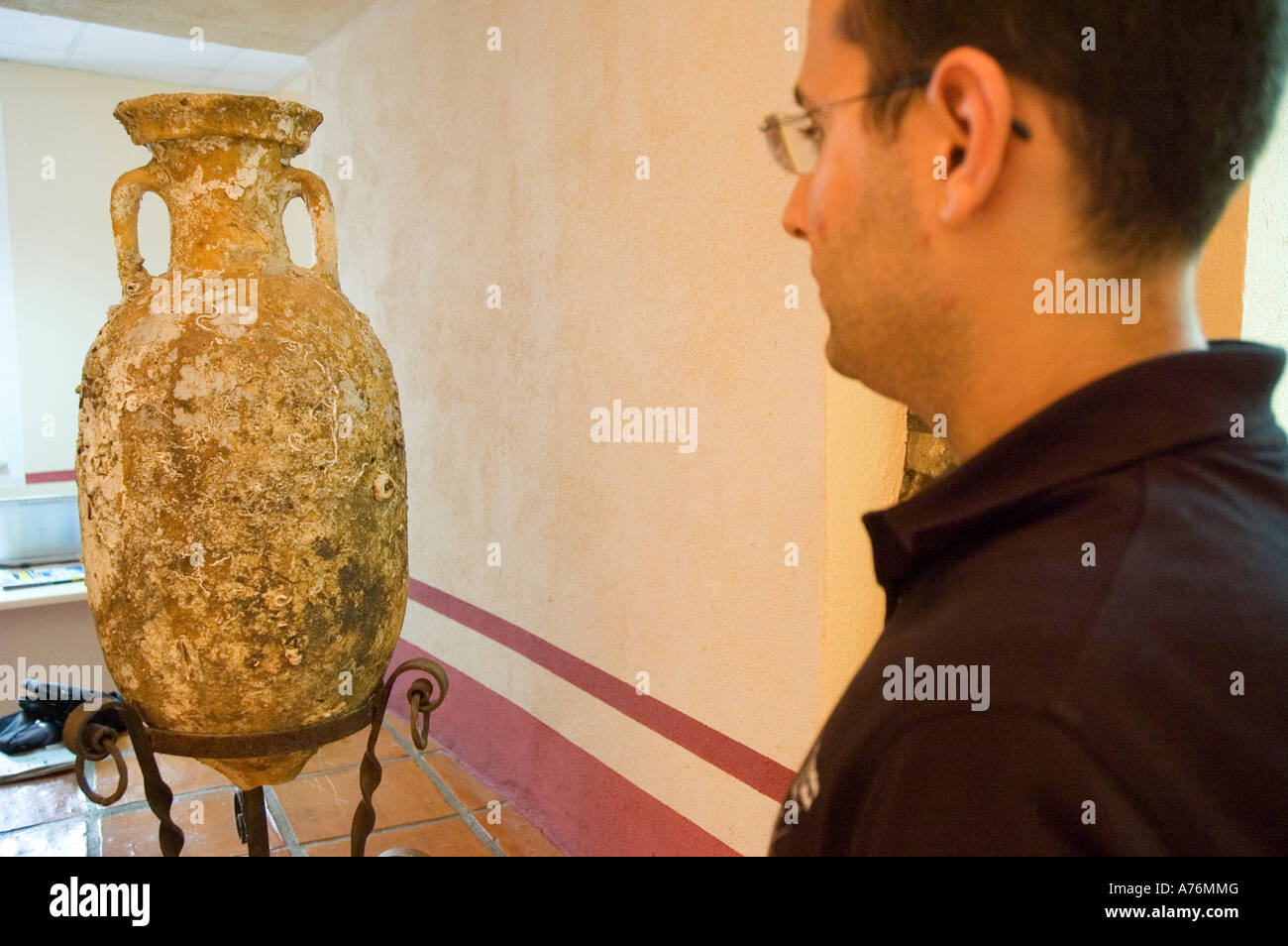 Roman amphora Archaeology Museum of Marbella MARBELLA Malaga Province ...