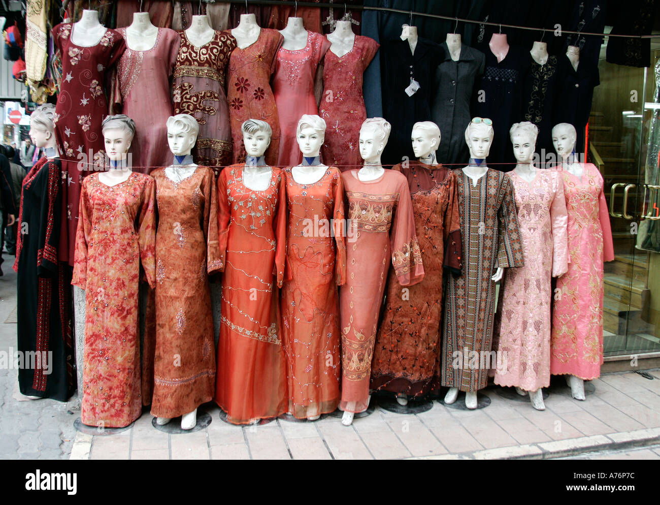 Traditional clothes shop amman jordan hi-res stock photography and ...