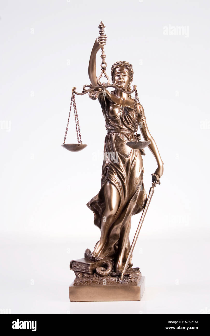 Justitia blind statue hi-res stock photography and images - Alamy