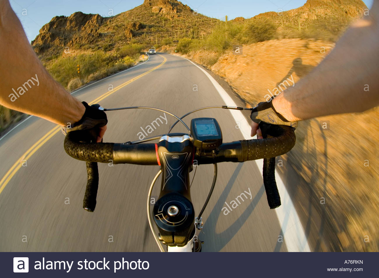 Point View Riding Road Bike High Resolution Stock Photography and ...