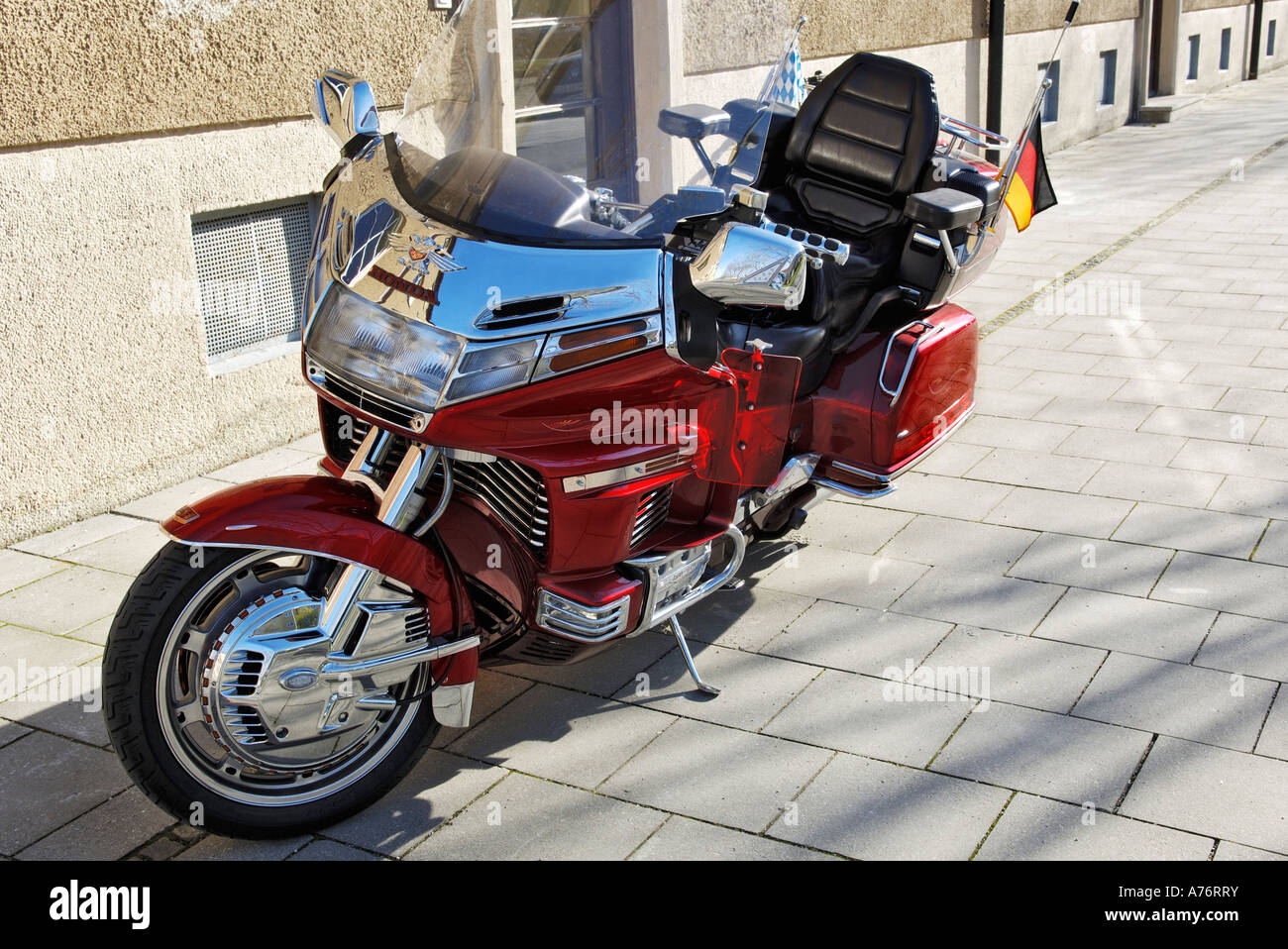 Honda Gold-Wing, motorcycle Stock Photo - Alamy