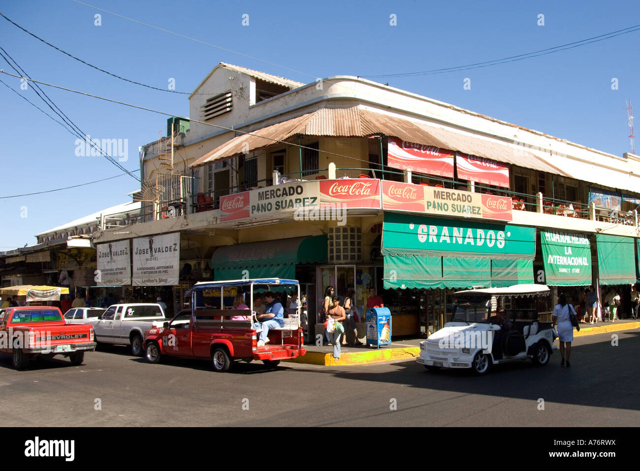 Mexico mazatlan village shops hi-res stock photography and images - Alamy