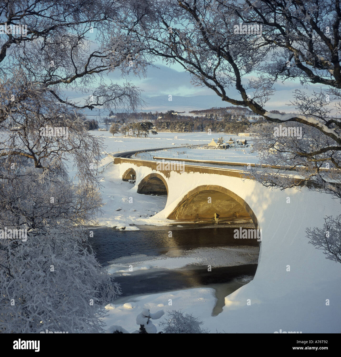 Spey Bridge Newtonmore Stock Photo - Alamy