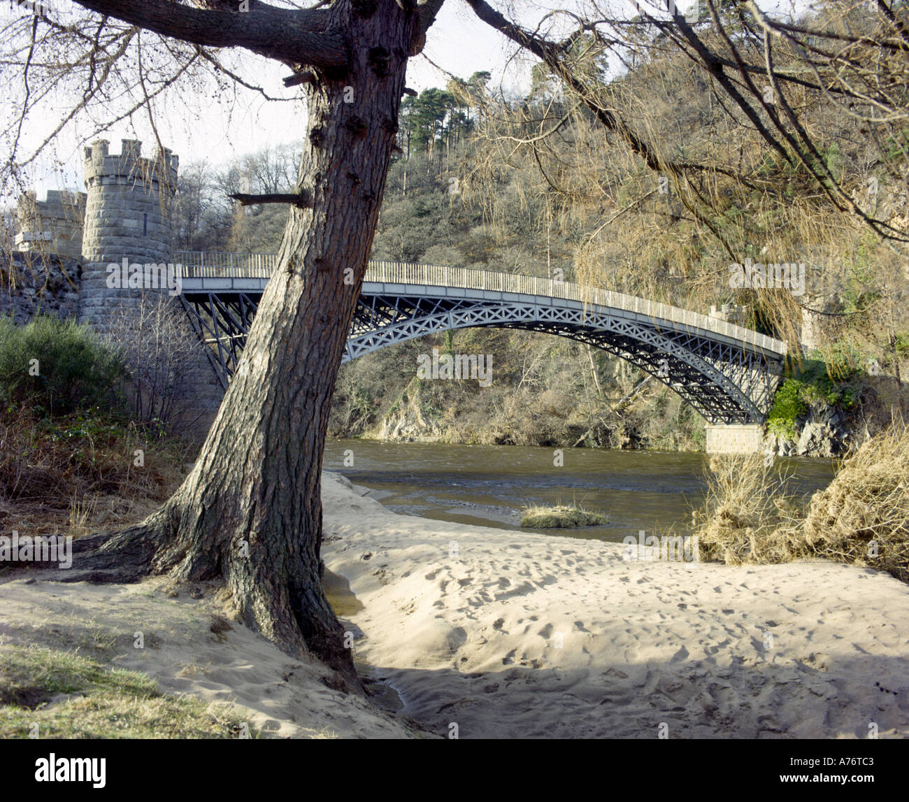 Craigellachie Bridge over the River Spey Stock Photo - Alamy