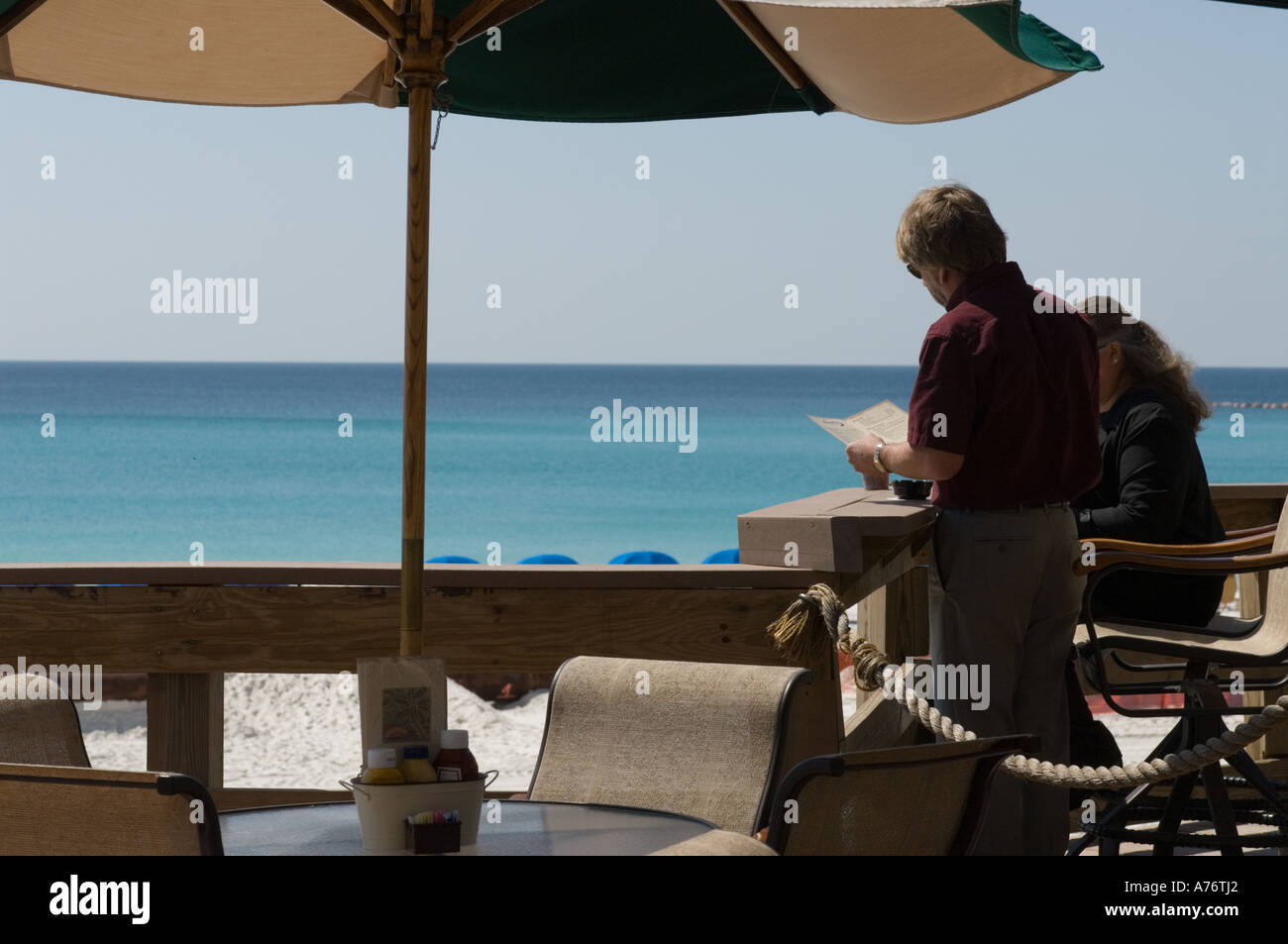 Destin Floridia USA white sand beach A popular Southest USA tourist ...