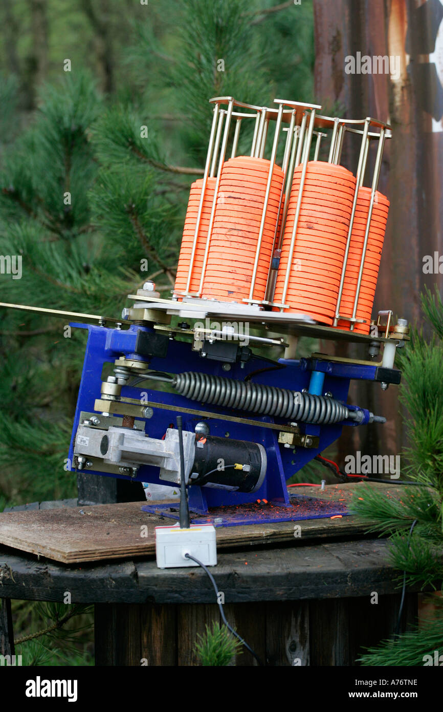 Clay pigeon launcher hi-res stock photography and images - Alamy
