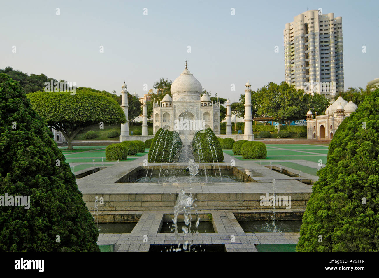 Window of the world, copy of theTaj Mahal, Shenzhen, China Stock Photo ...
