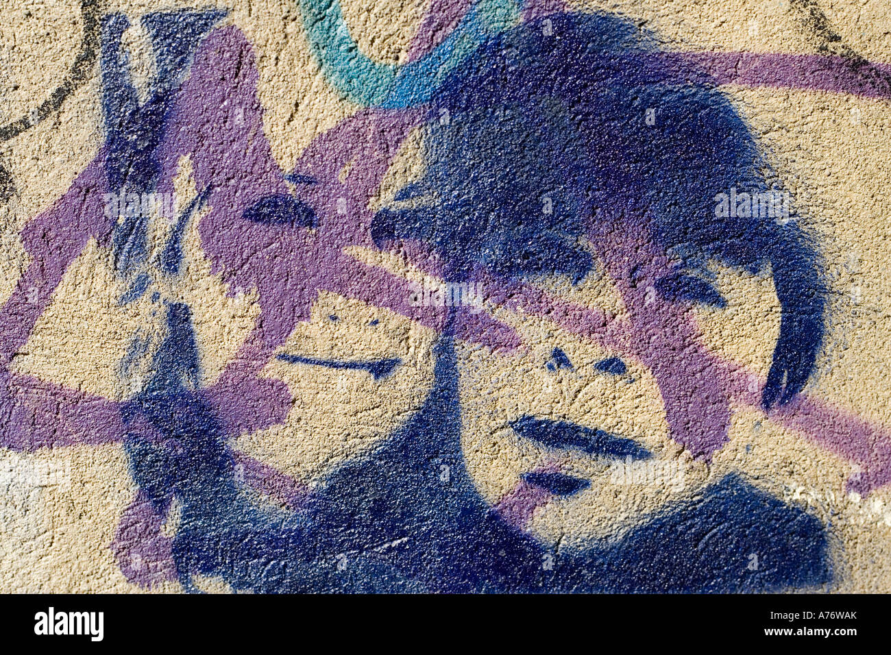 Graffiti gesicht hi-res stock photography and images - Alamy