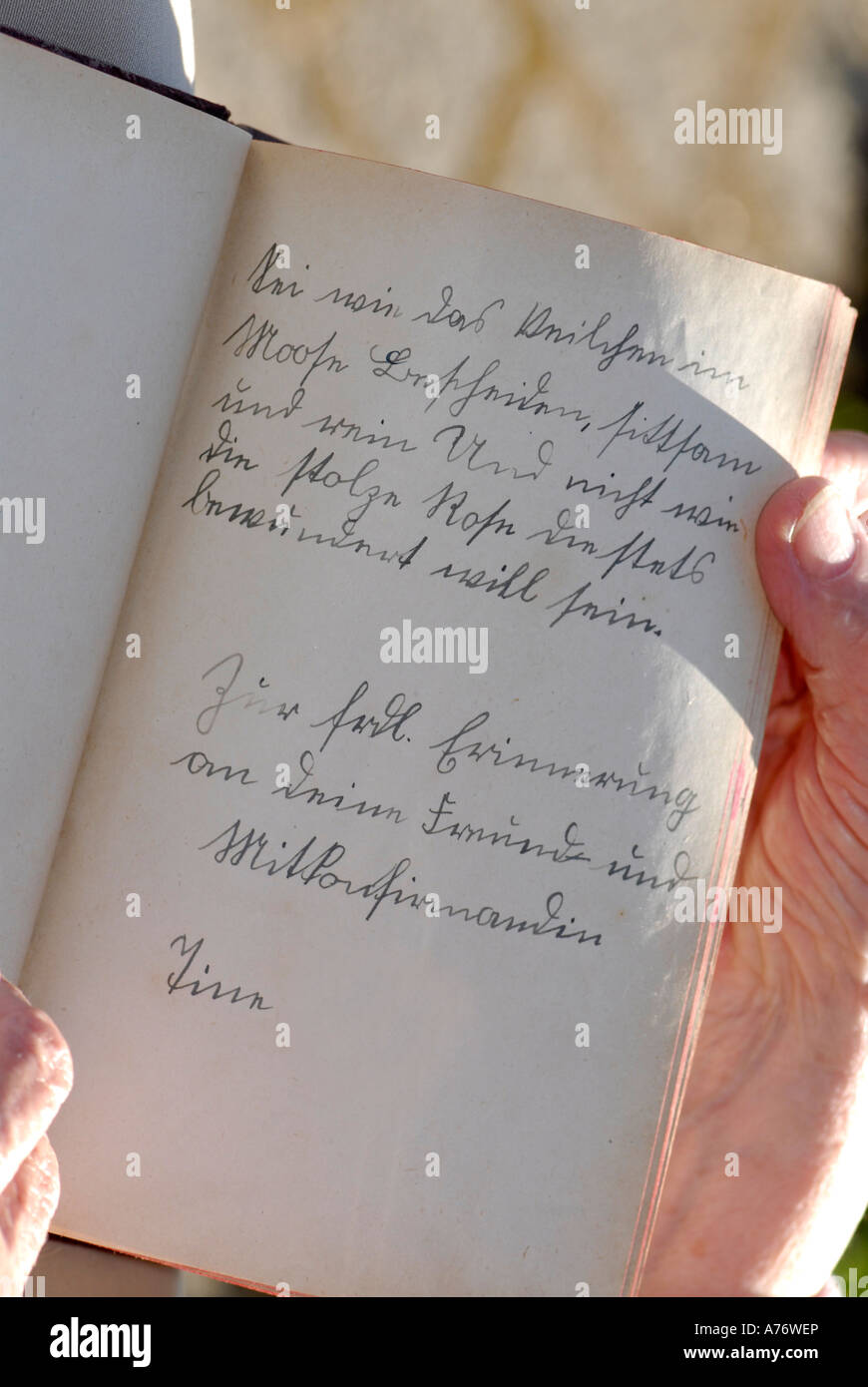 Old German Handwriting Stock Photos & Old German Handwriting Stock ...