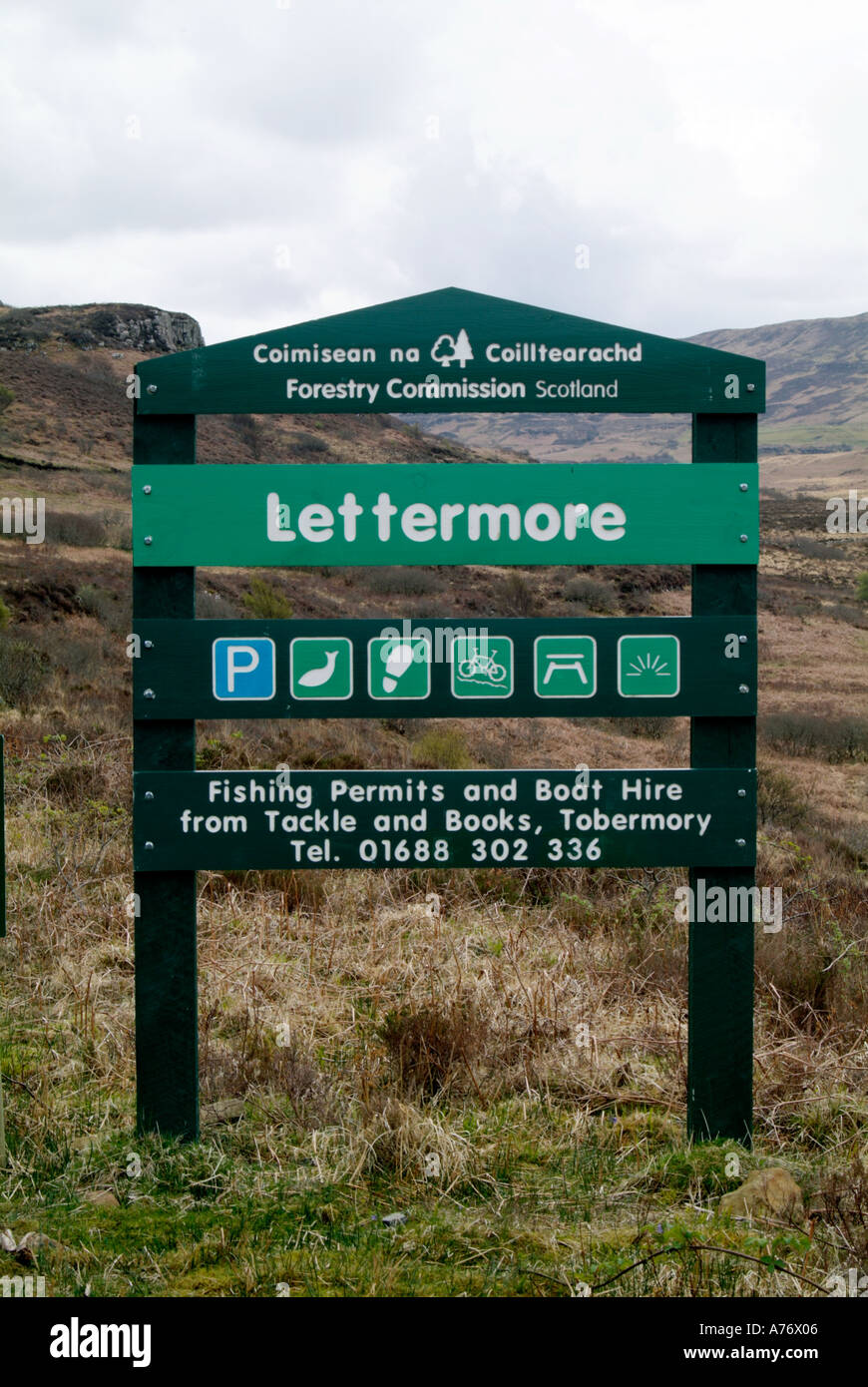 lettermore forestry commission scotland Isle of Mull Inner Hebrides ...