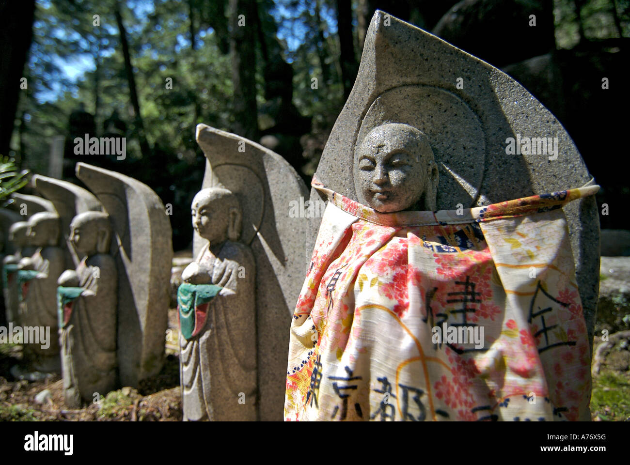 Carved stone jizo statue jizo hi-res stock photography and images - Alamy