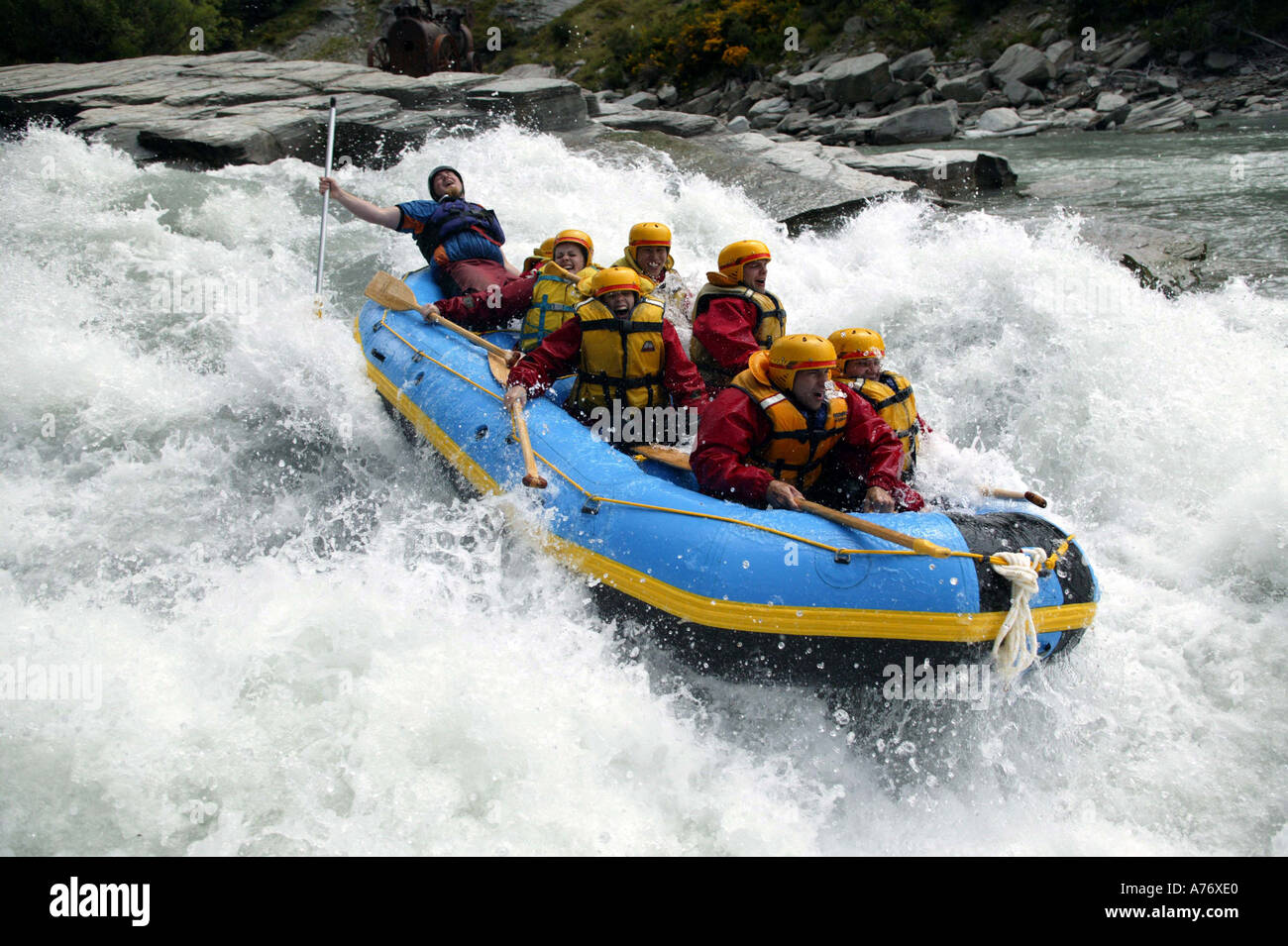 Rafting shotover river queenstown hi-res stock photography and images ...