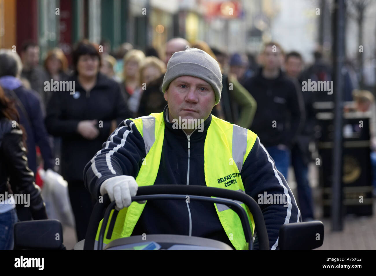 Compact street sweeper hi-res stock photography and images - Alamy