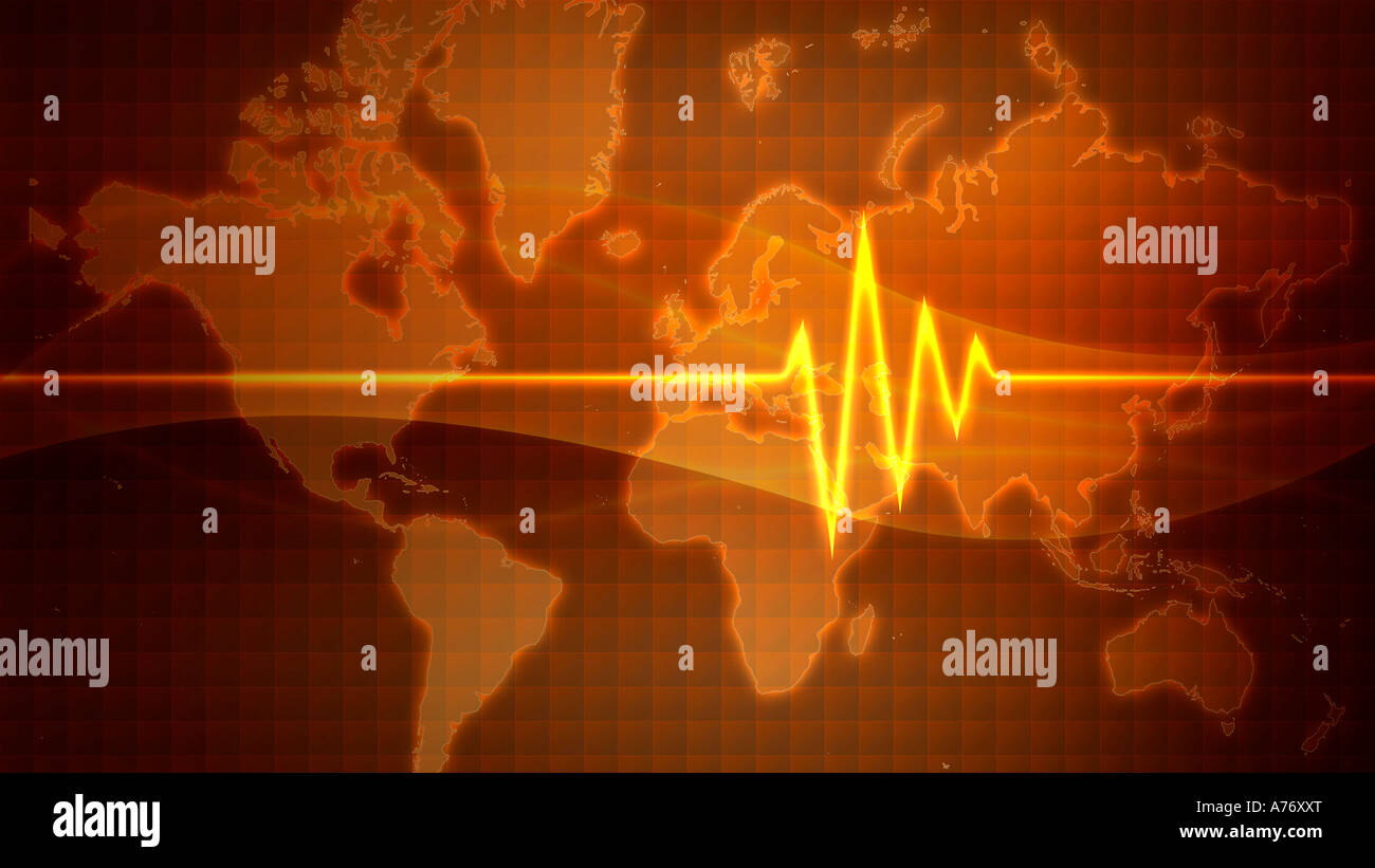 Horizontal waveforms hi-res stock photography and images - Alamy