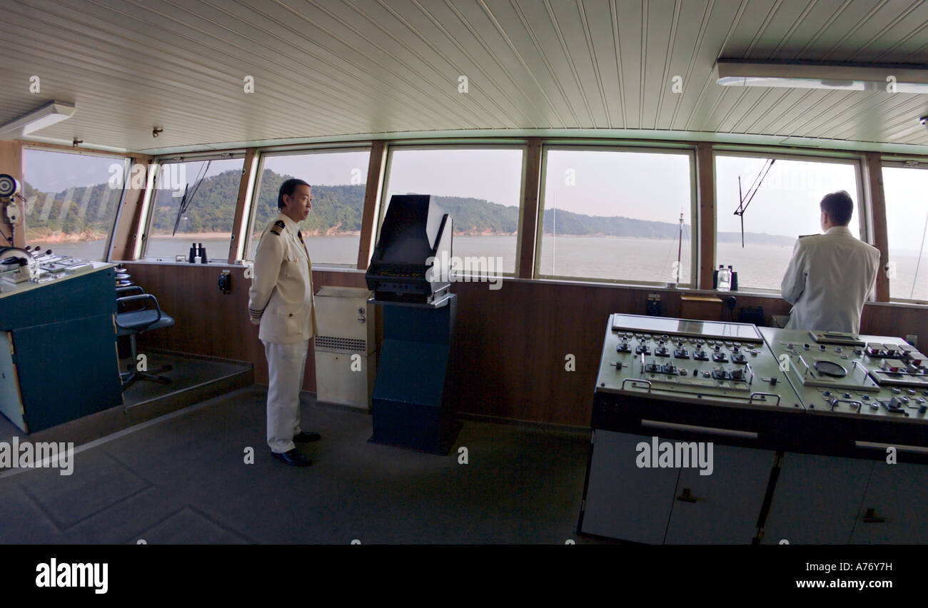 Ship captain bridge asian hi-res stock photography and images - Alamy