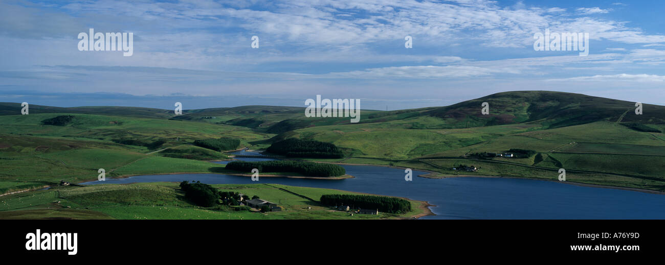 Whiteadder Reservoir in the Lammermuir Hills East Lothian Scotland ...