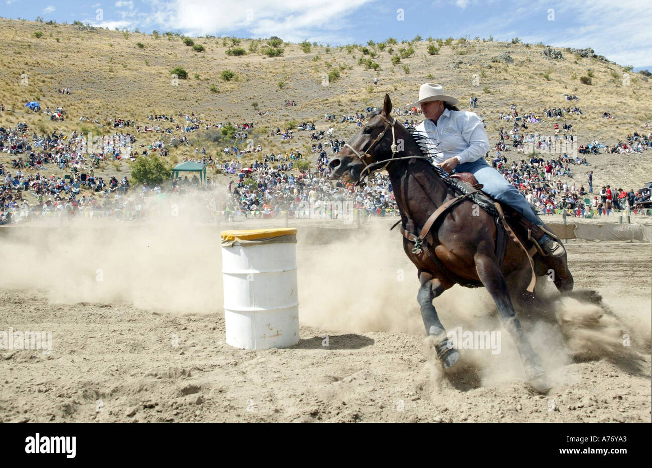 Wanaka Rodeo Wanaka New Zealand Picture by Barry Bland Stock Photo - Alamy