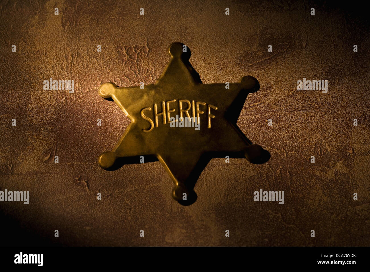 Sheriff s badge Stock Photo - Alamy