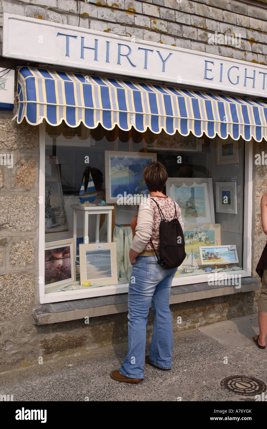 St ives cornwall painting hi-res stock photography and images - Alamy