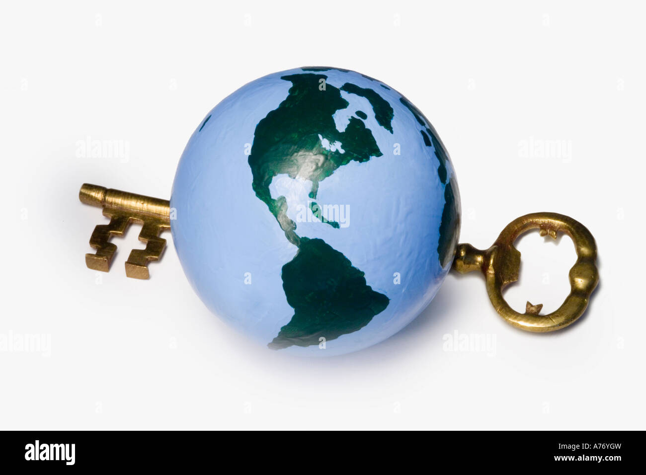 Key to the world Stock Photo - Alamy