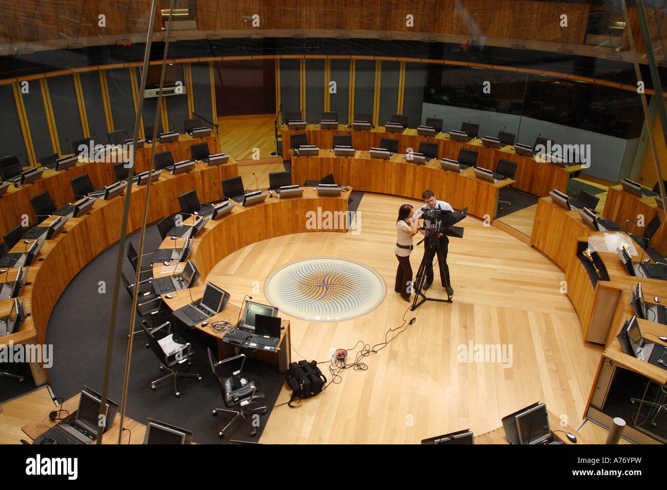 The Senedd National Assembly for Wales members forum showing members ...