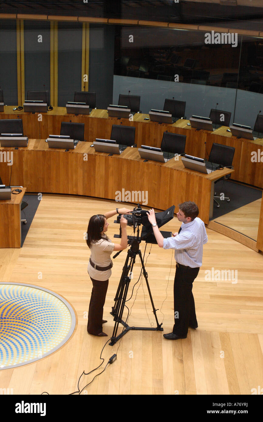 The Senedd National Assembly for Wales members forum showing members ...