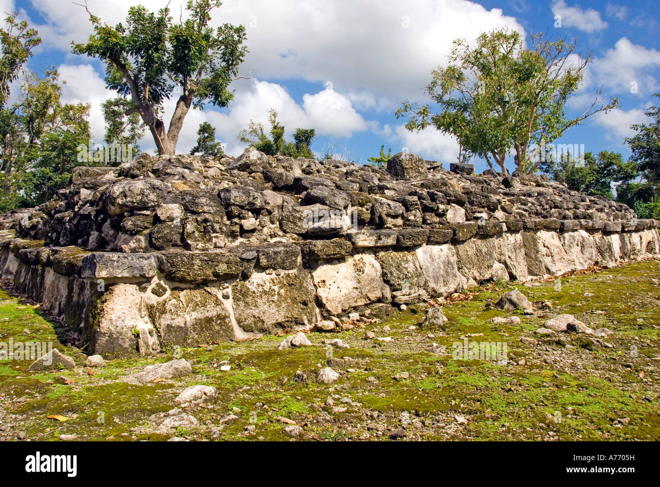 Mexico Cozumel San Gervasio Mayan ruins Stock Photo - Alamy