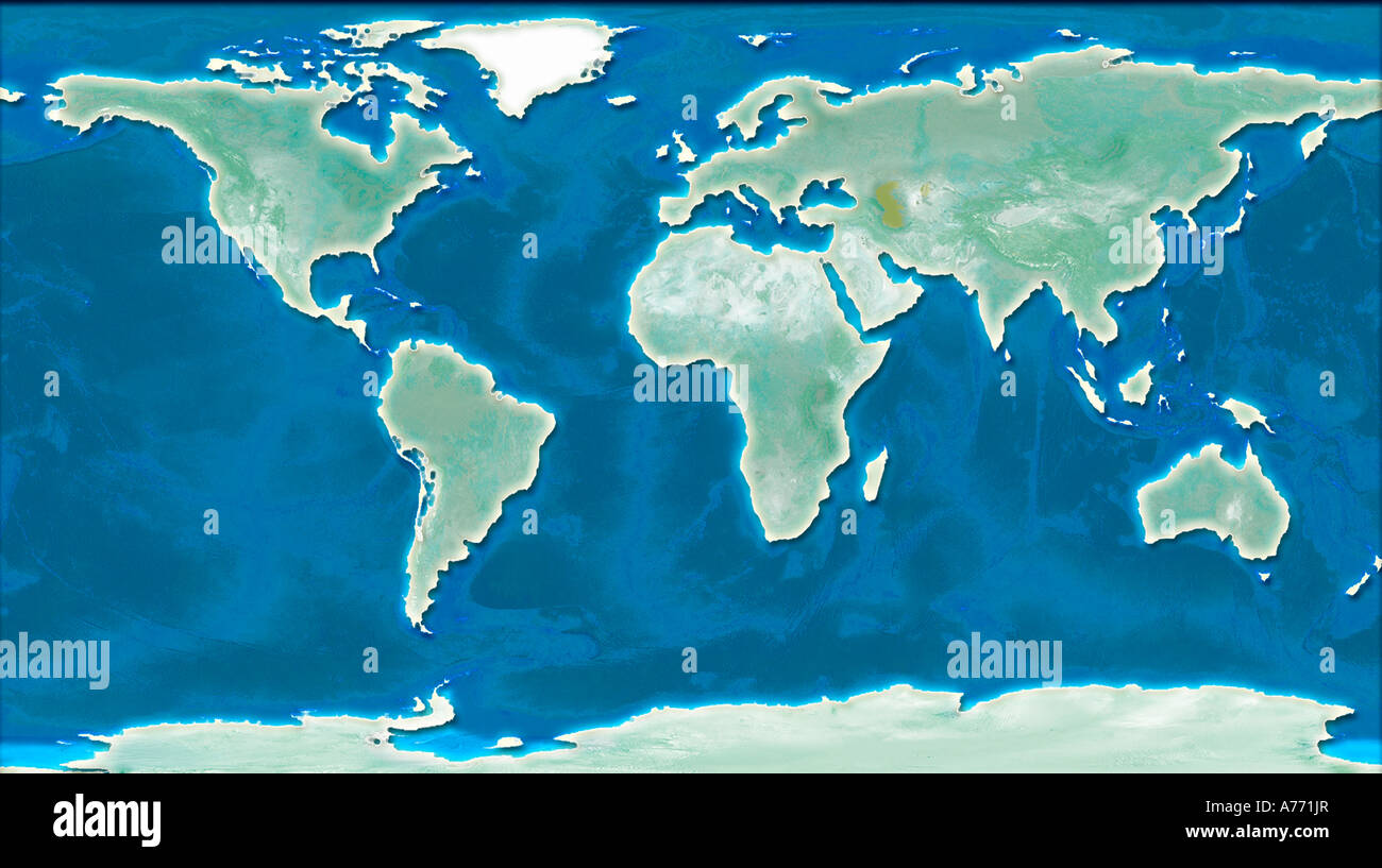 World Map Illustration Stock Photo - Alamy