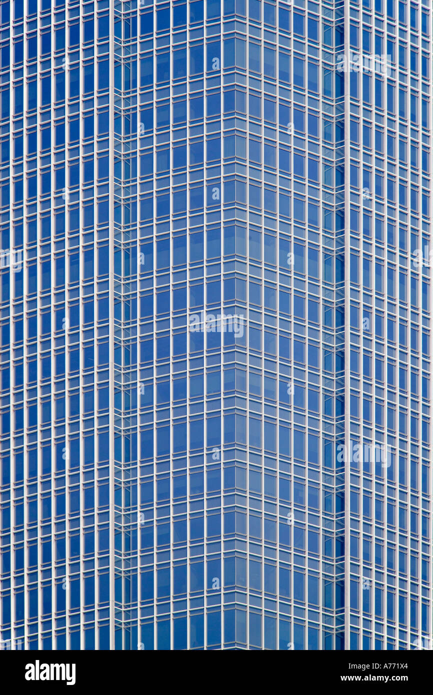 Close up of glass panelling on a high rise office block Stock Photo - Alamy