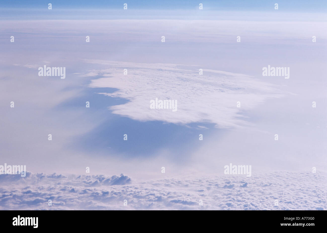 Aerial view of Clouds Stock Photo - Alamy
