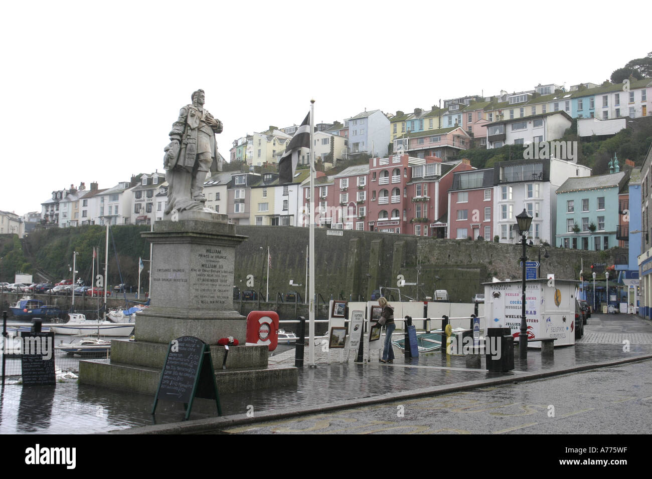 Brixham map hi-res stock photography and images - Alamy
