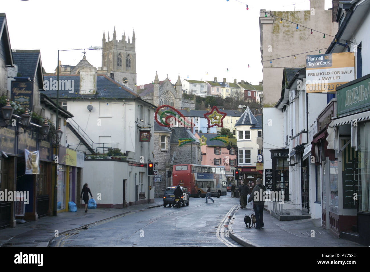 Brixham map hi-res stock photography and images - Alamy