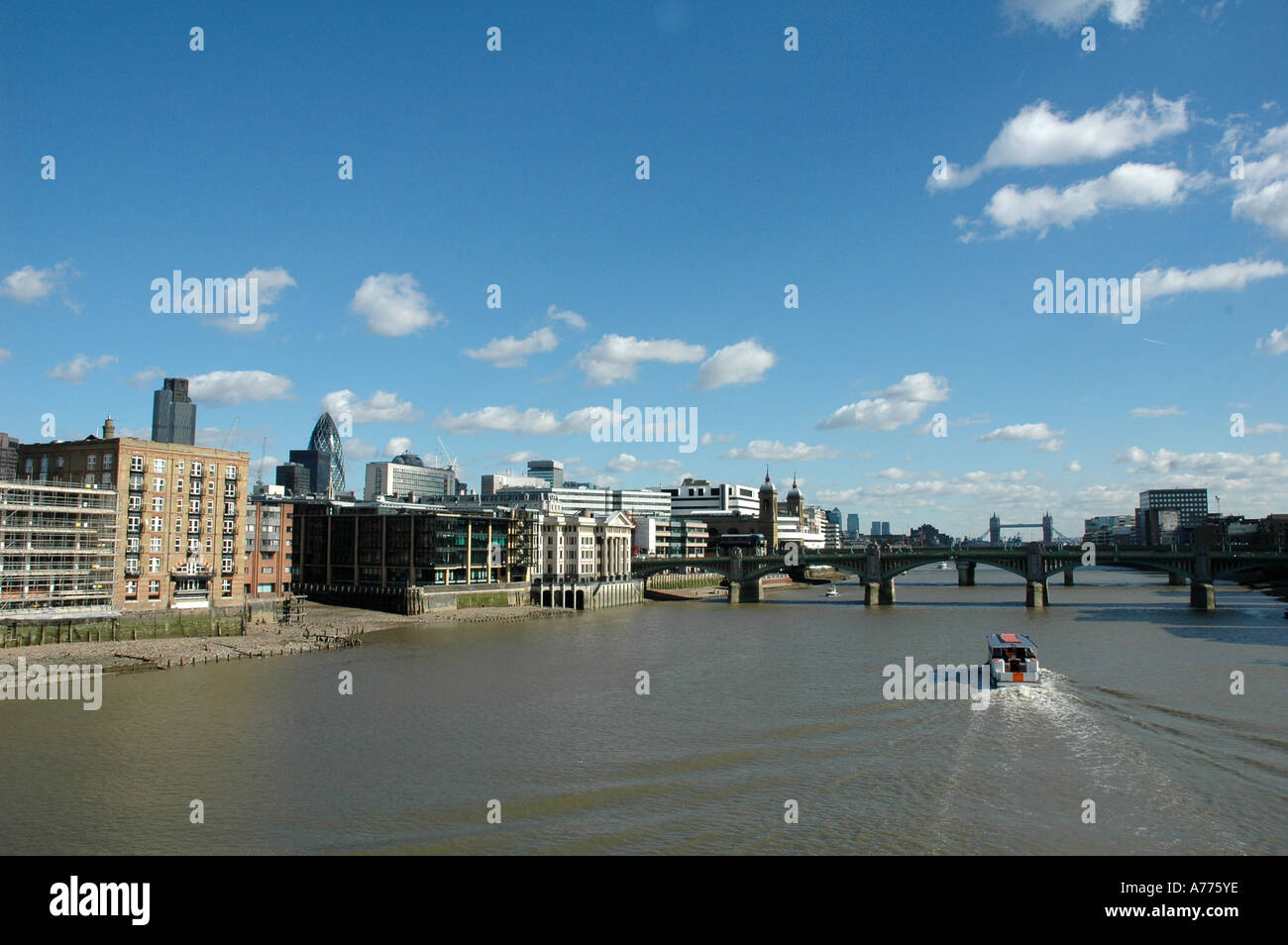 Thames View London England Stock Photo - Alamy