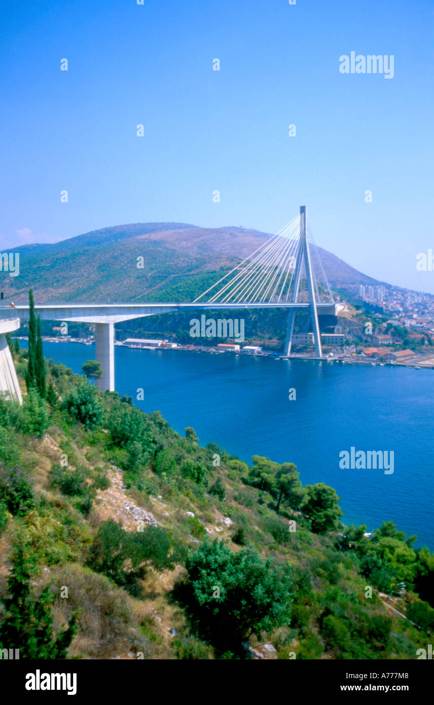 Franjo Tudman bridge, Dubrovnik Stock Photo - Alamy