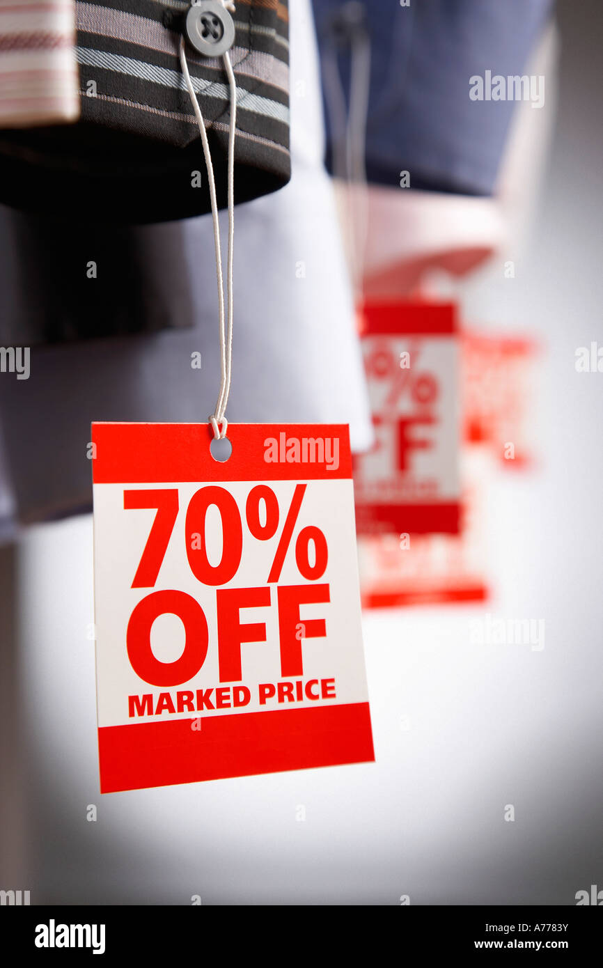 Clothing on Sale Stock Photo - Alamy