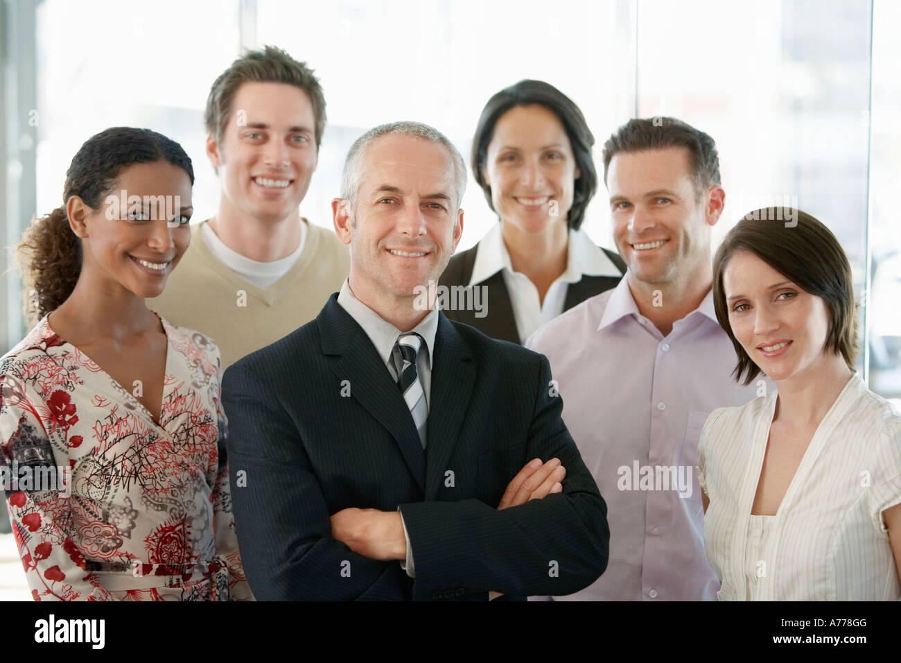 Group of office workers Stock Photo - Alamy