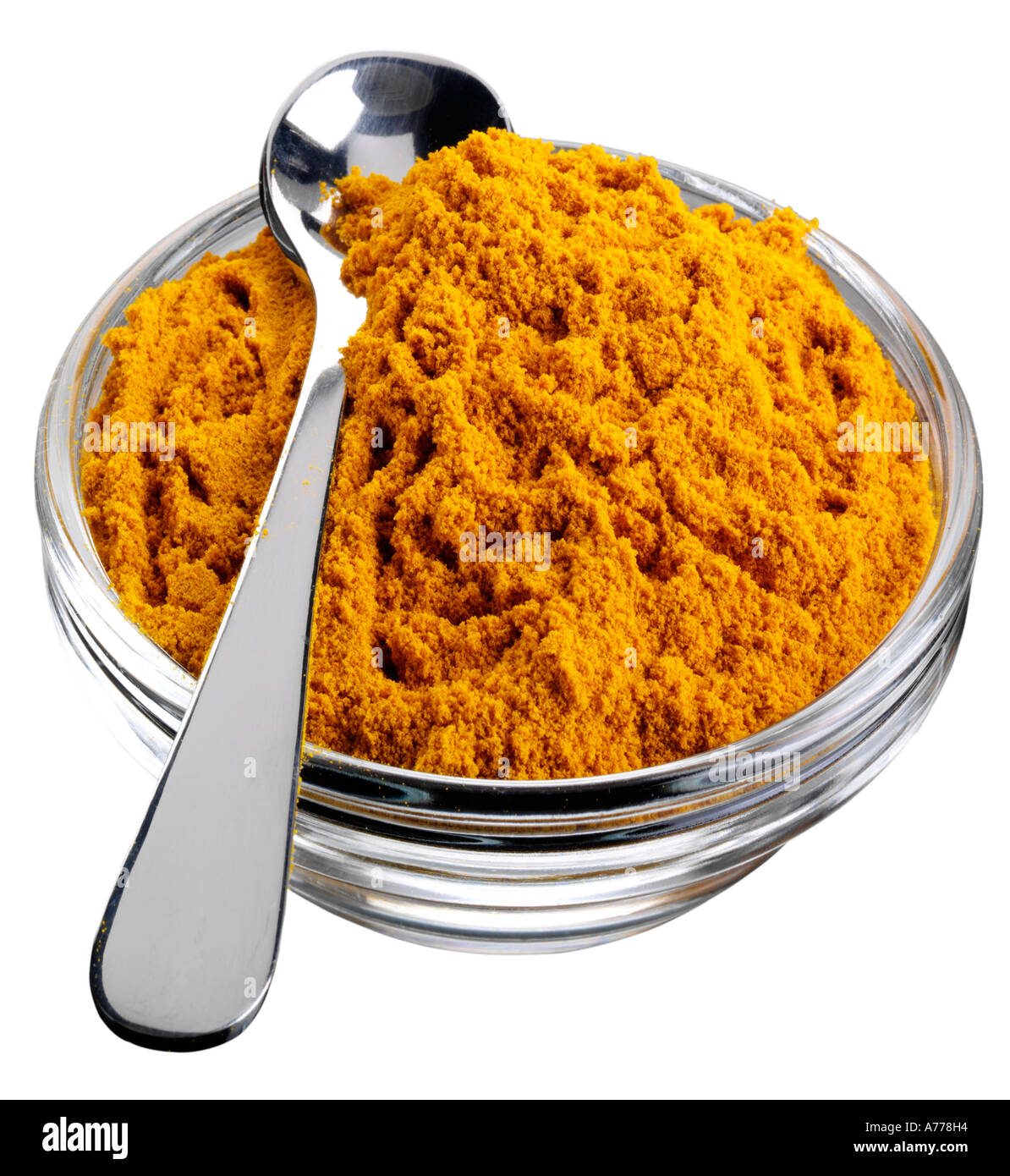 TUMERIC POWDER CUT OUT Stock Photo - Alamy