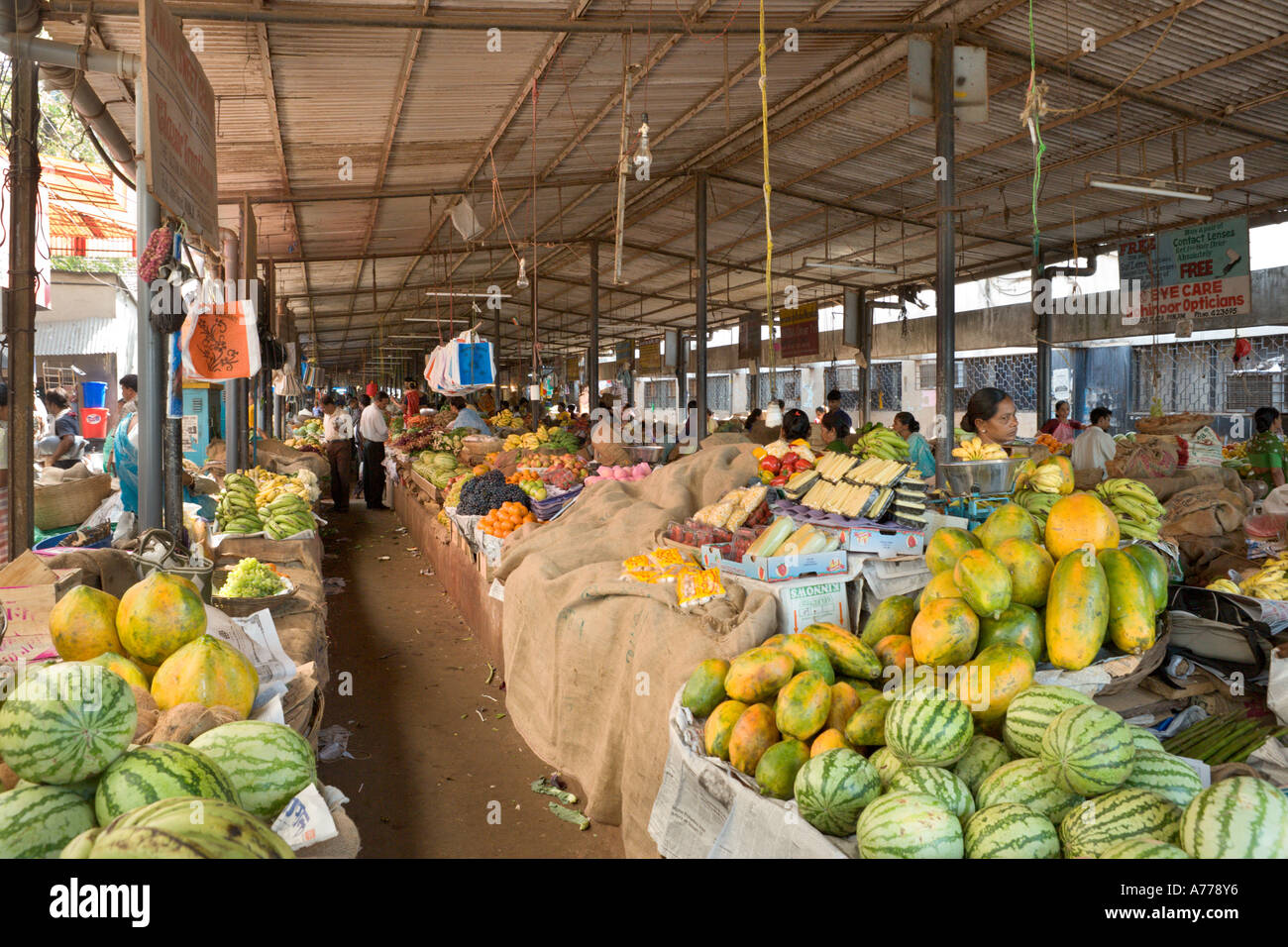 Fruit and Vegetable Market, Panaji or Panjim (the Goan capital city ...