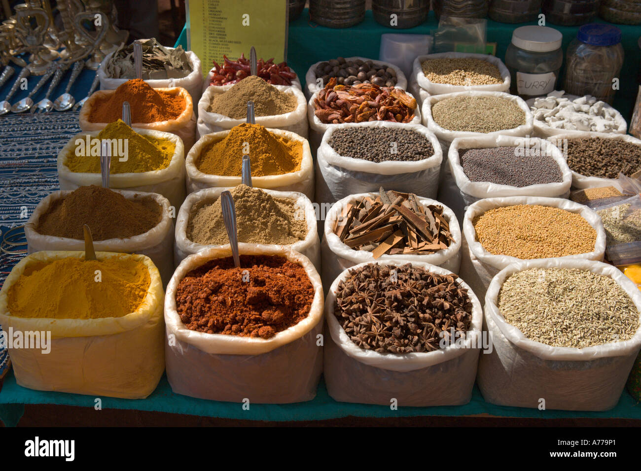 North goa india spices hi-res stock photography and images - Alamy