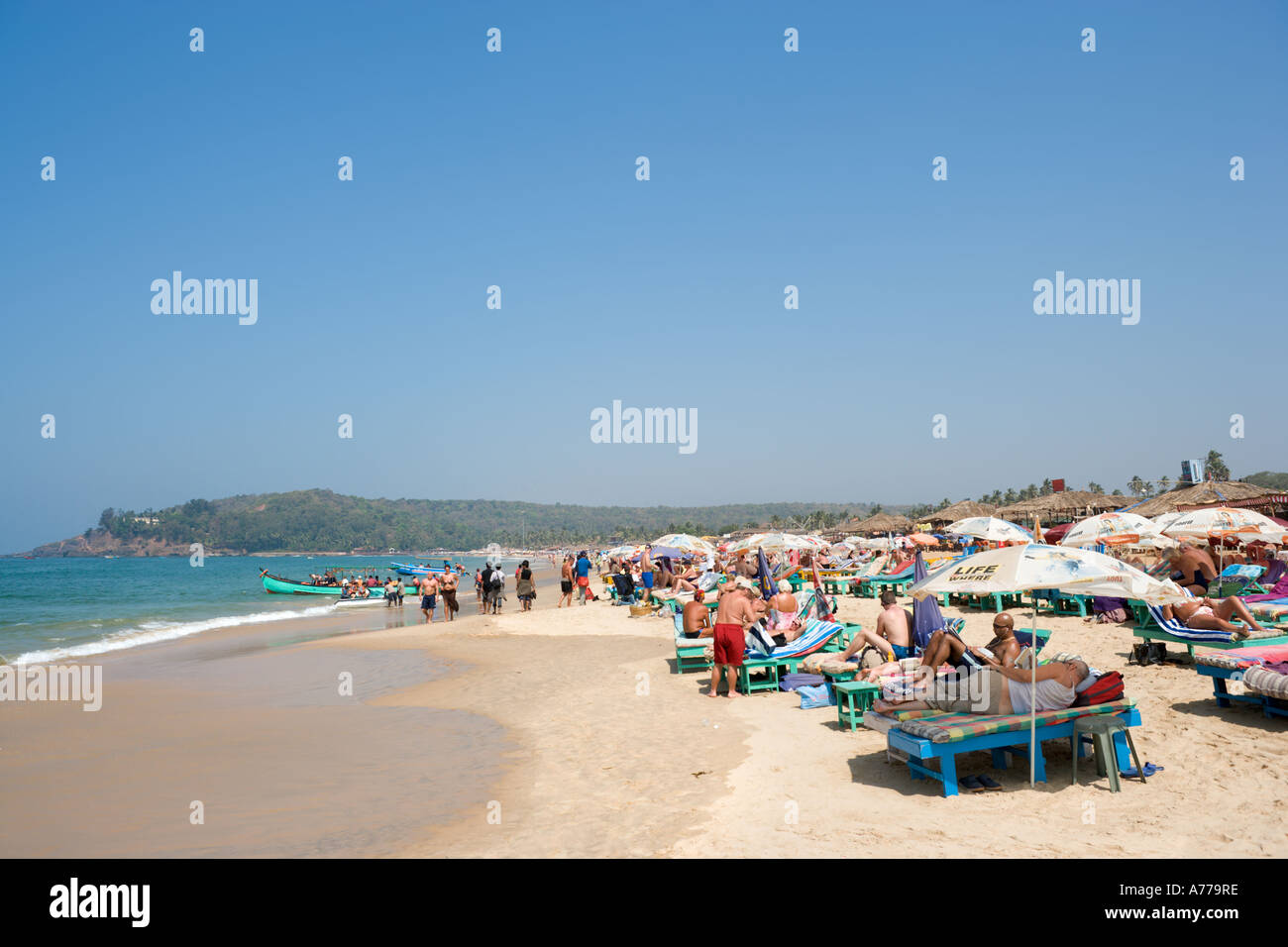 Baga Beach, North Goa, Goa, India Stock Photo - Alamy