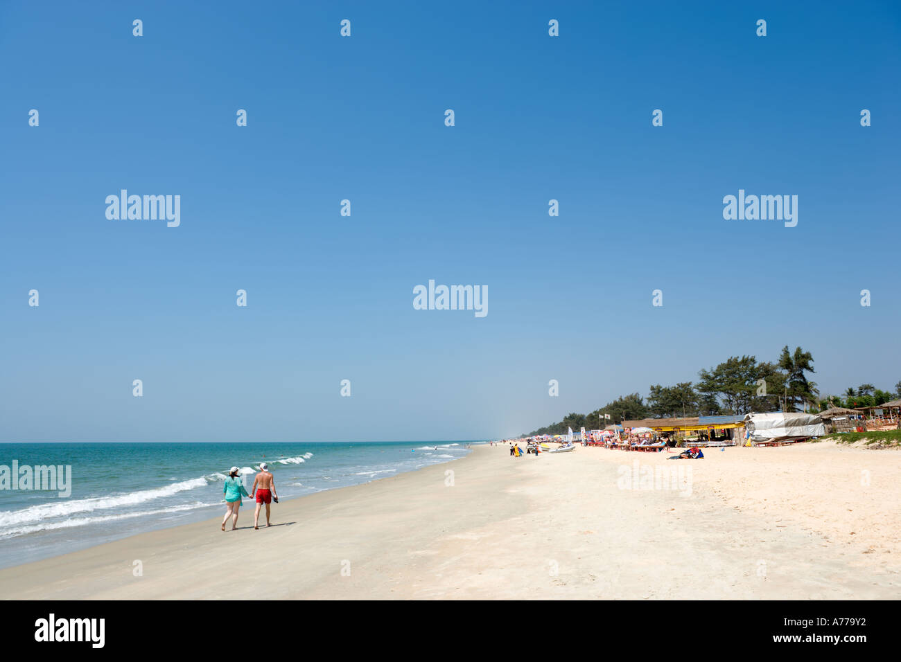 Mobor Beach, Colva, South Goa, Goa, India Stock Photo - Alamy
